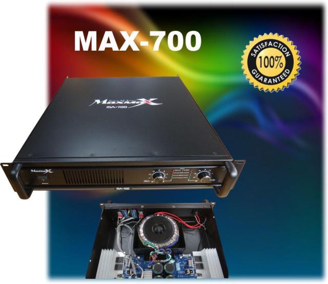 รีวิว Max Max รุ่น Ma-700 เพาเวอร์แอมป์กลางแจ้งขับดอก12-15นิ้ว