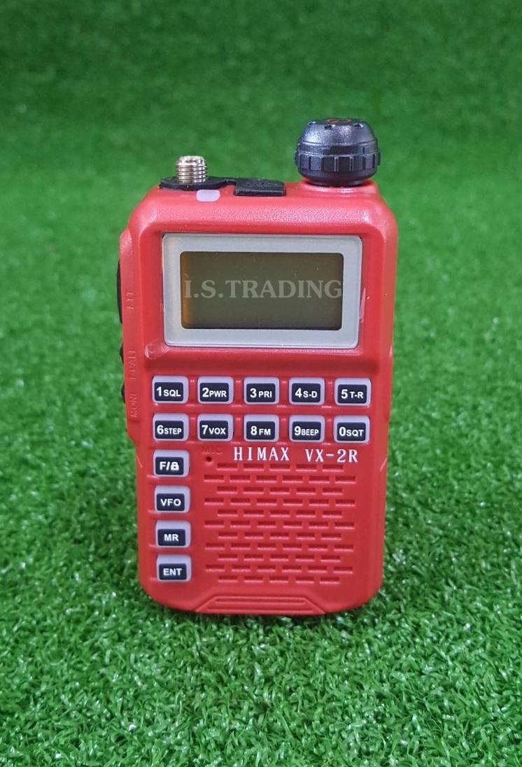 HIMAX VX-2R วิทยุสื่อสารเครื่องแดง ตัวเล็กเสียงดังพกง่ายถูกกฎหมายใช้ได้ทันทีไม่ต้องขออนุญาตแพค2 ...