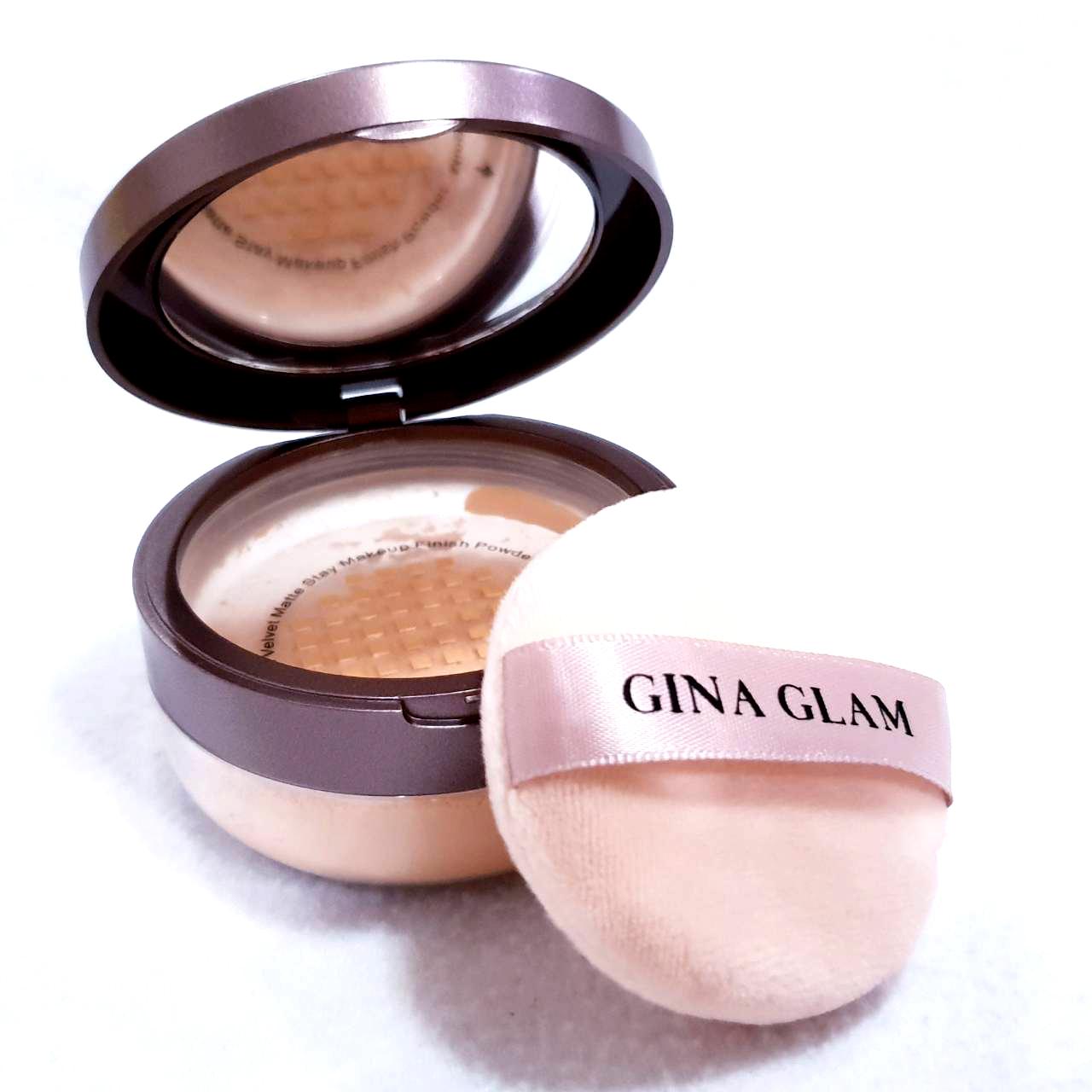 Gina Glam Mineral Velvet Matte Stay Loose Powder SPF15PA+++ G39 แป้งจีน ...