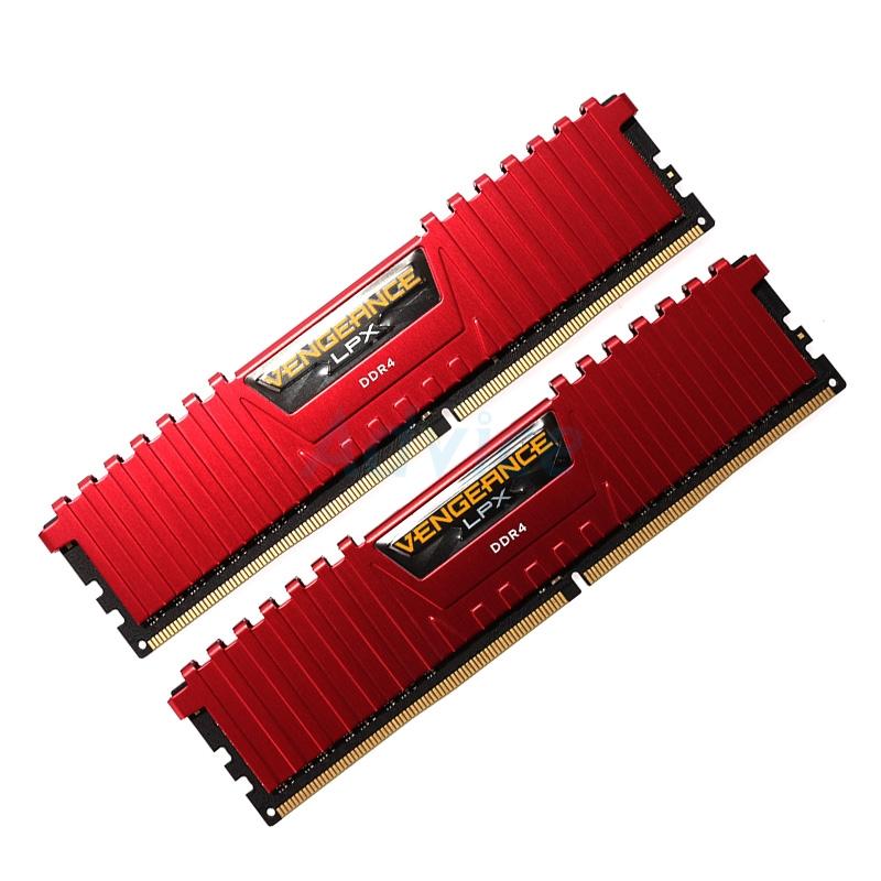 RAM DDR4(2400) 8GB (4GBX2) Corsair Vengeance LPX Red - Bsmartit - ThaiPick