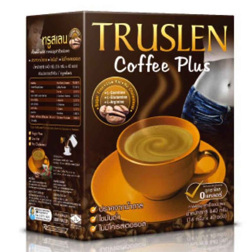 Truslen Coffee Plus ทรูสเลน กาแฟไขมันต่ำ ไม่มีน้ำตาล สร้างมวลกล้ามเนื้อ ...