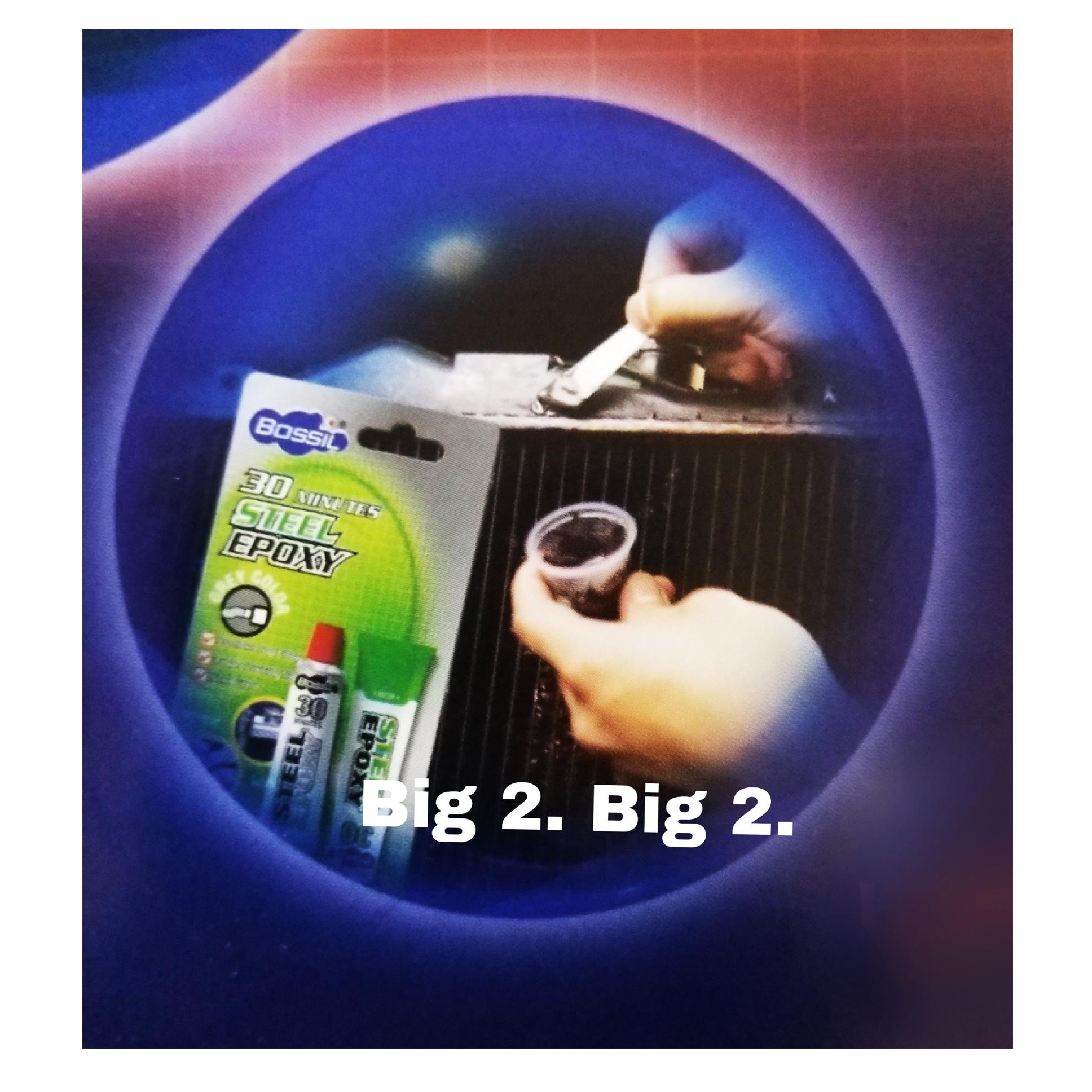 BOSSIL 30 MINUTES STEEL EPOXY (GREY COLOR) กาวอีพอกซ์ซี่อเนกประสงค์ สี ...
