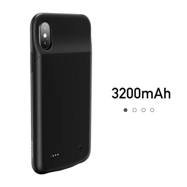 แนะนำ USAMS เคสแบตสำรอง iPhone X/XS ความจุ 3200 mAh แบบบาง รุ่น US-CD43