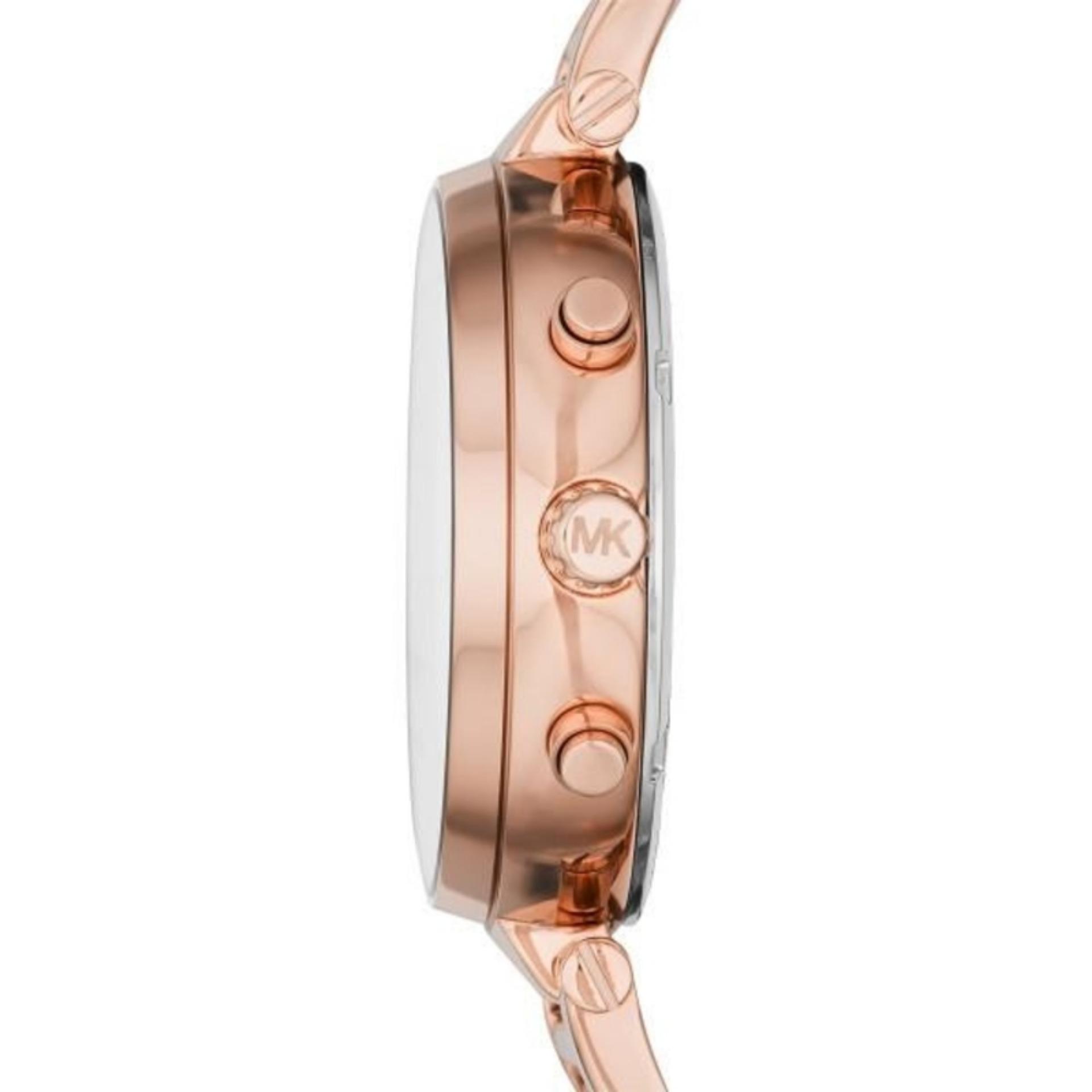 Michael Kors Women's Sawyer Rose Gold-Tone Bracelet Watch MK6226 ...