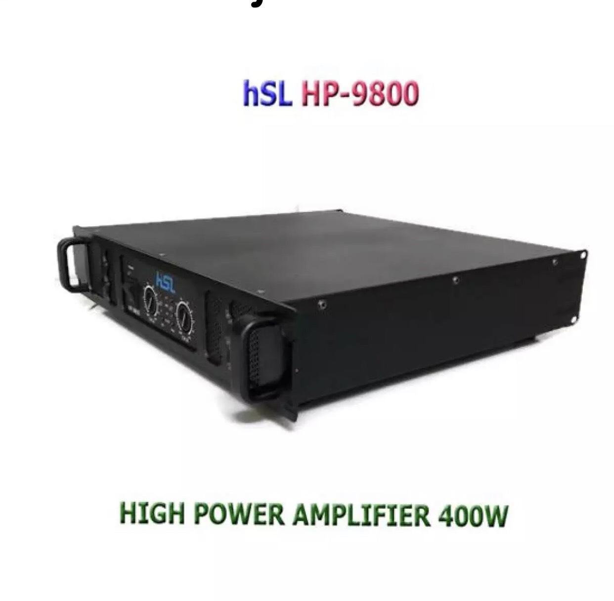 QA SHOP เพาเวอร์แอมป์ เครื่องขยายเสียง RMS 400วัตต์ รุ่น HP-9800 - QA ...