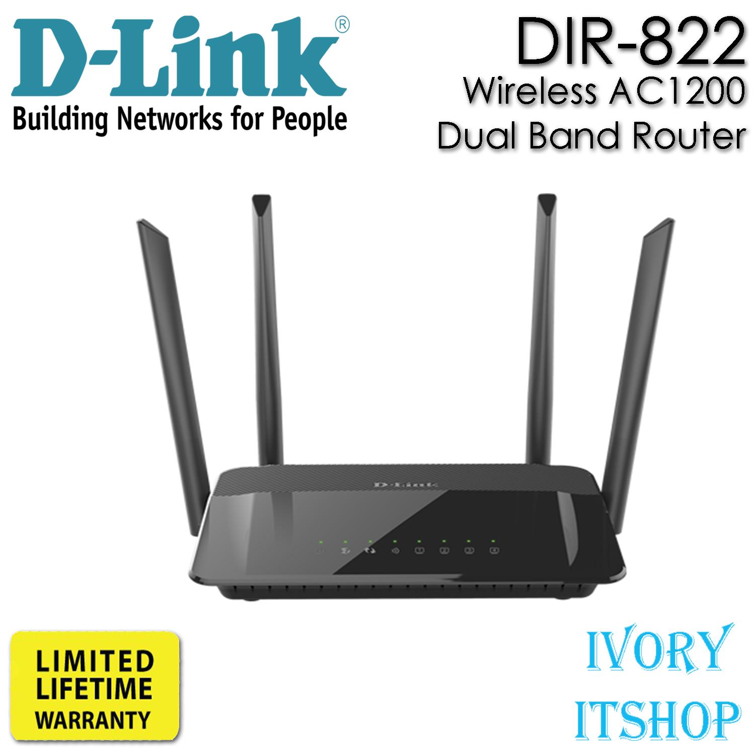 D-Link DIR-822 Wireless AC1200 Dual Band Router DIR 822/ivoryitshop ...