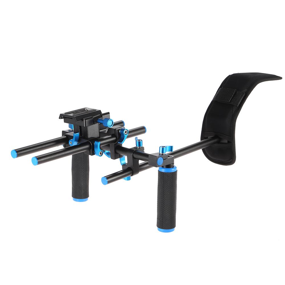 อะลูมินัมอัลลอย Video Shoulder Mount Rig Stabilizer 1/4 "ที่ยึดสกรู ...