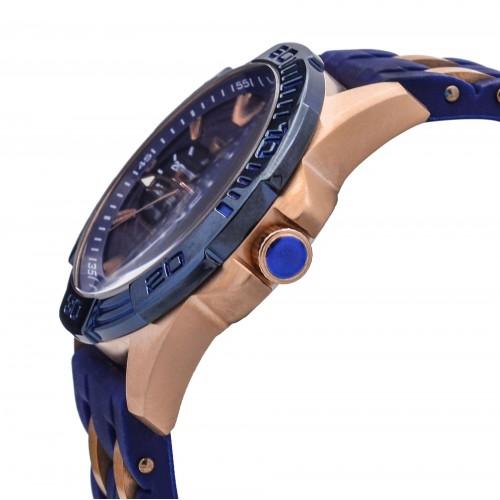 นาฬิกาข้อมือผูชาย Guess Oasis Blue Dial Blue Silicone Men's Watch ...