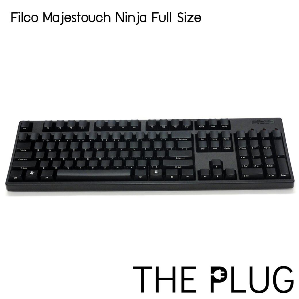 Filco Majestouch Ninja Full Size Black BodyBrown SW - The Plug - ThaiPick