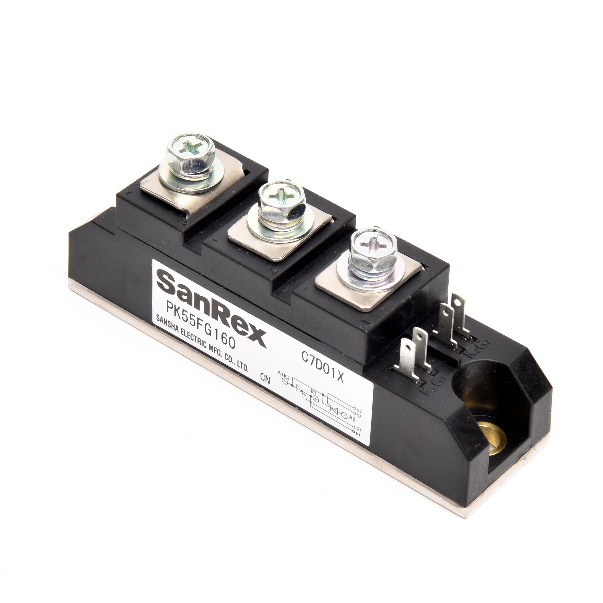 SanRex Thyristor/SCR Power Module 55A 1600V (PK55FG160) - Choakchai ...