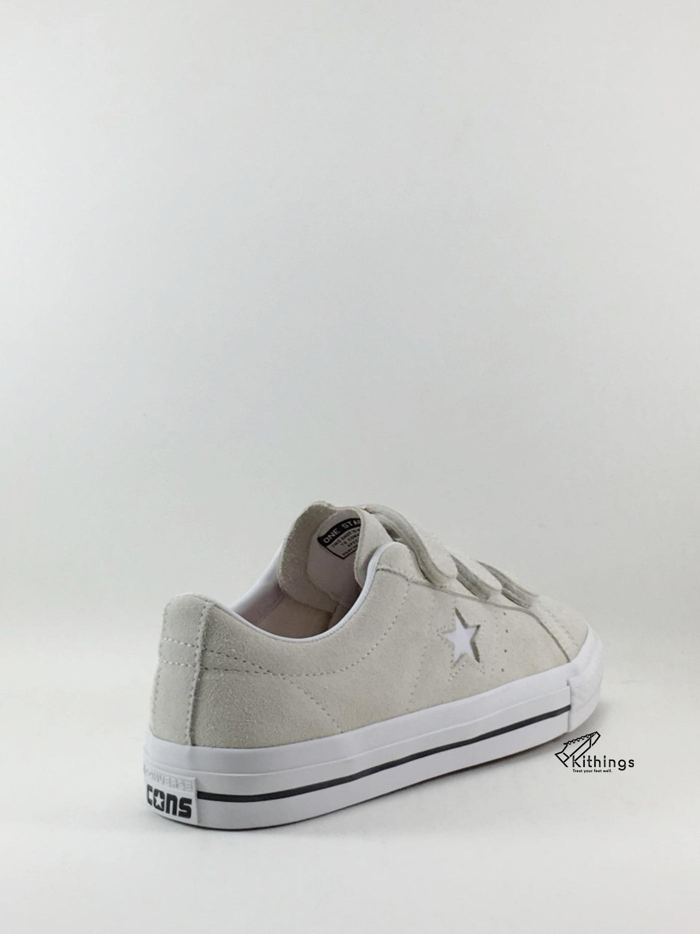 Converse รองเท้าผ้าใบแฟชั่นรุ่น ONE STAR LEATHER ( Velcro ) , grey , สี ...