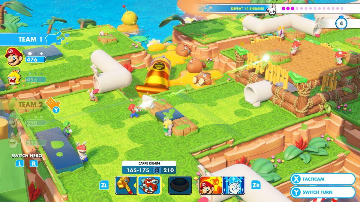 Mario Rabbids Kingdom Battle Nintendo Switch Game แผ่นแท้มือ1 (Mario ...