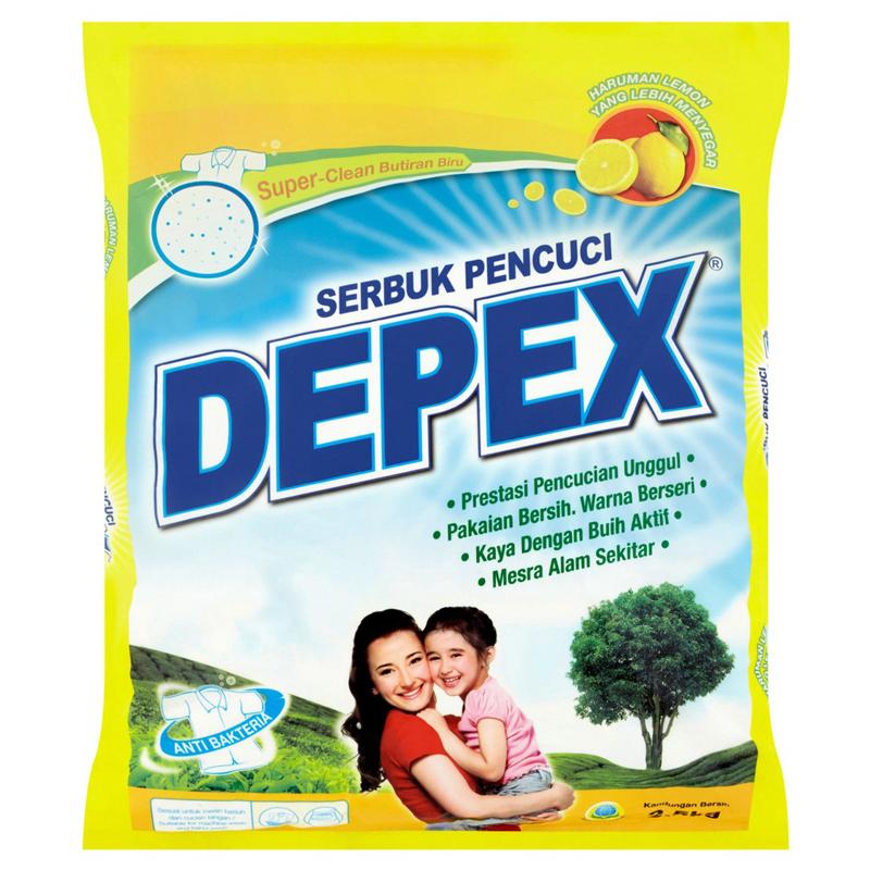 ผงซักฟอก Depex Detergent powder Depex Lemon 2.5 Kg | Lazada.co.th