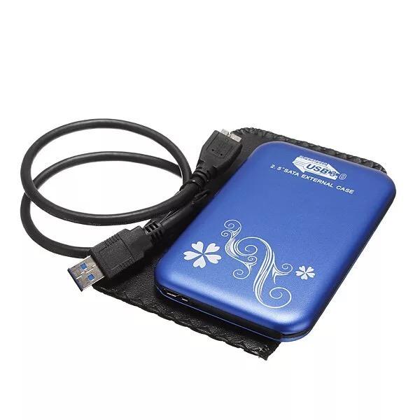 USB 3.0 2.5-Inch SATA HDD Hard Drive Disk Flower Case Box Enclosure ...