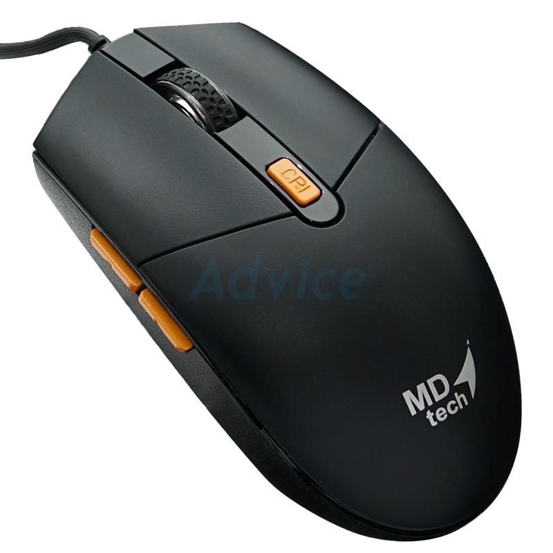 USB Optical Mouse MD-TECH (MD-164) Black/Red (( เมาส์ )) - LuckyU ...