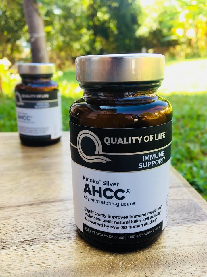 เอเอชซีซี สารสกัดจากเห็ดญี่ปุ่น Kinoko Silver AHCC 250 mg 60 Vegicaps ...
