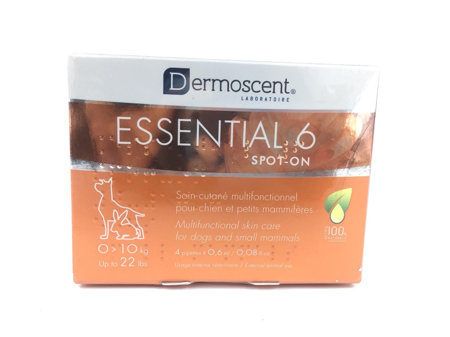 Dermoscent Essential 6 for dog 0-10kg spot-on ยาหยดหลัง บำรุงผิวสำหรับ ...