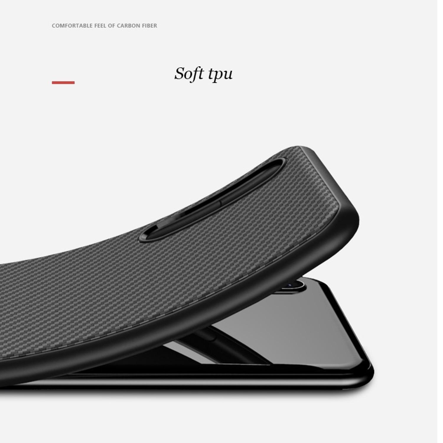 BKKONLINE - Huawei P20, Huawei P20 Pro Case ซิลิโคน TPU เคสสำหรับไฟเบอร์คาร์บอนไฟเบอร์สุดนุ่มซอ ...