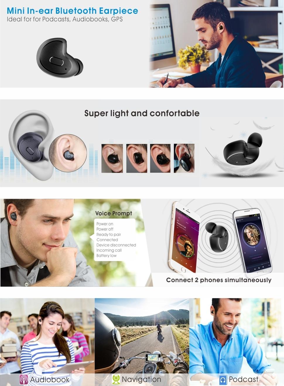 Avantree Apico Mini Apico Bluetooth Headset หูฟังบลูทูธสำหรับคุย ...