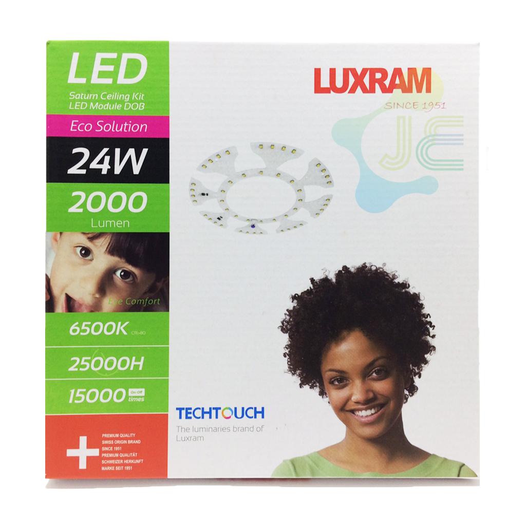 LUXRAM Saturn Ceiling Kit หลอด LED วงกลม 24W แสงขาว (6500K) แทนหลอด ...