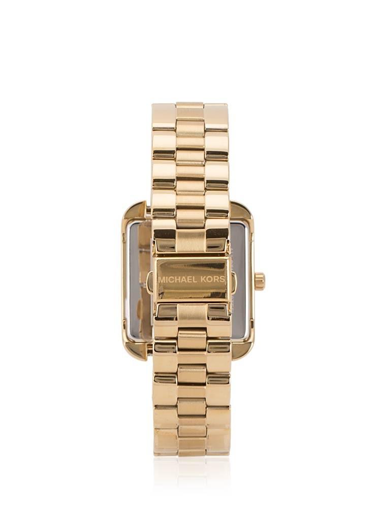 นาฬิกาผู้หญิง MICHAEL KORS Lake White Dial Ladies Gold Tone Watch ...