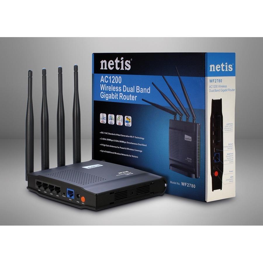 Netis WF2780 AC1200 Wireless Dual Band Gigabit Router Support Repeater ...