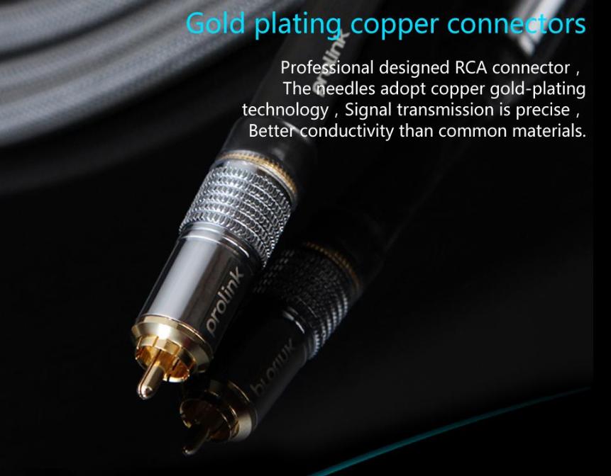 PROLINK PHF118-0100 RCA Plug - RCA Plug Audio Cable สายโปรลิงค์ โคแอค ยาว 1 เมตร - ORICO ...