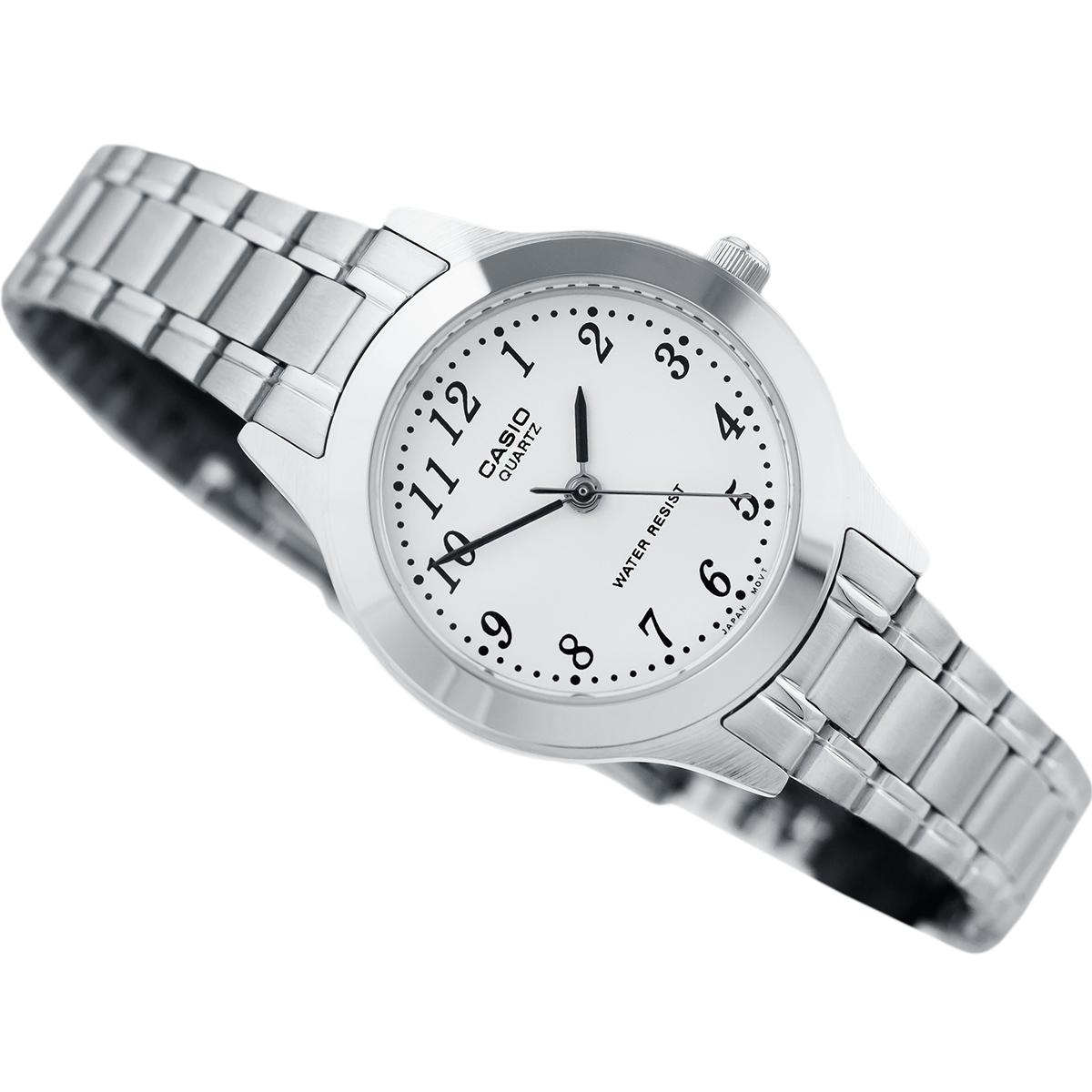 Casio นาฬิกาข้อมือผู้หญิง สายสแตนเลส รุ่น LTP-1128 ของแท้ประกันศูนย์ ...