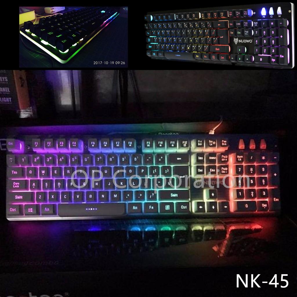 Nubwo MAJESTIC Semi Mechanical switch Gaming Keyboard รุ่น NK-45 - HDMI ...