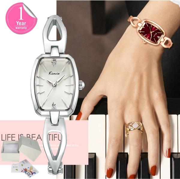 Kimio นาฬิกาข้อมือผู้หญิง สายสแตนเลส สีโรสด์โกล์ด รุ่น KW6139 ...