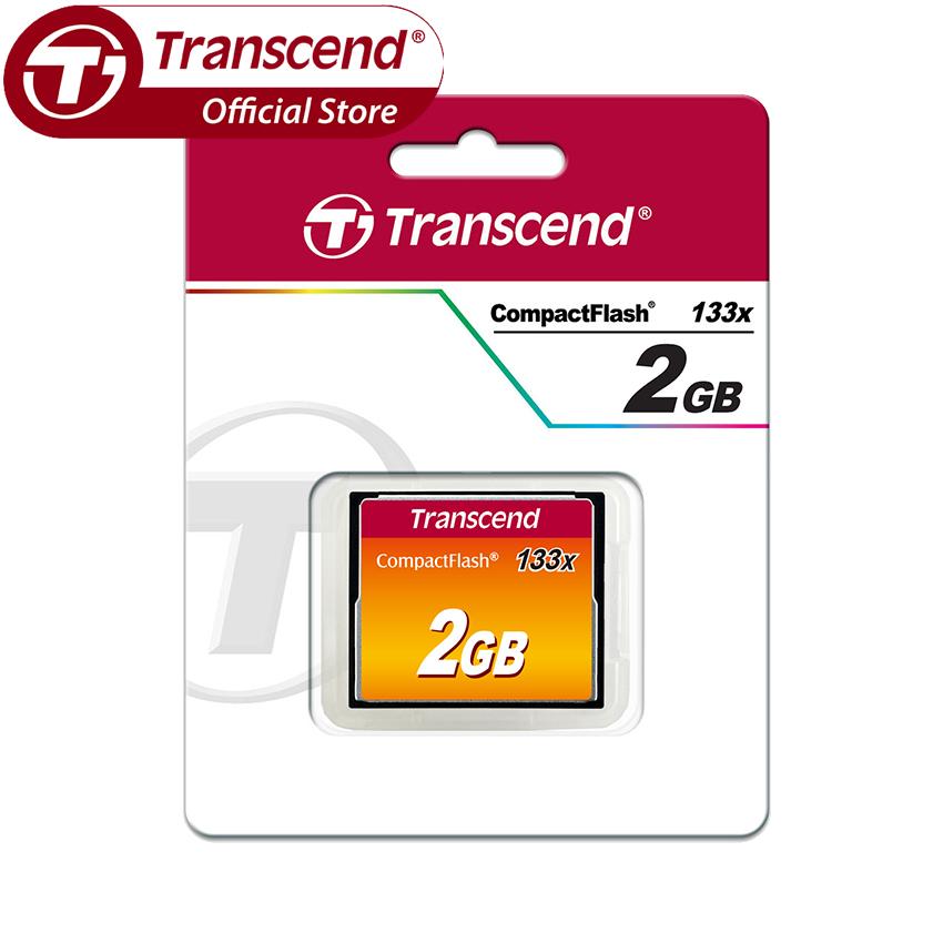 Transcend CompactFlash CF Card 133x 2GB (TS2GCF133) - MemoryToday.com ...