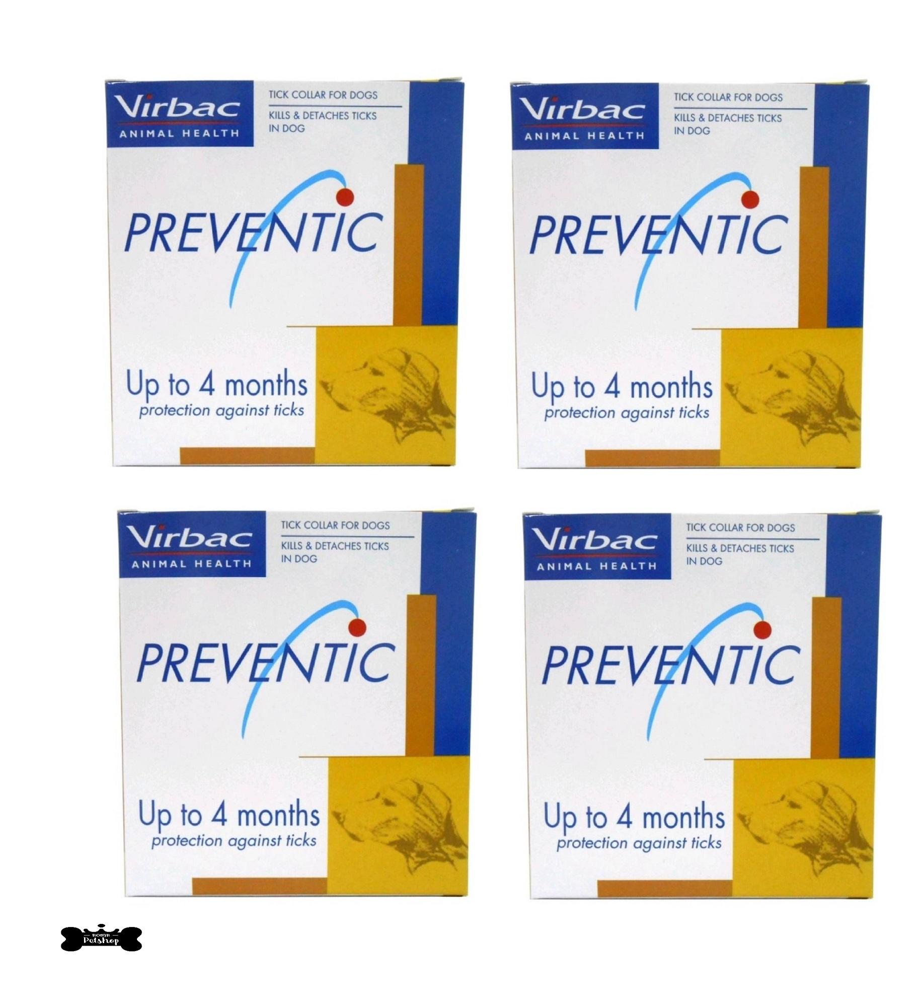 Virbac Preventic Dog ปลอกคอ กำจัด เห็บ หมัด สุนัข 65ซม. จำนวน 1 เส้น ...