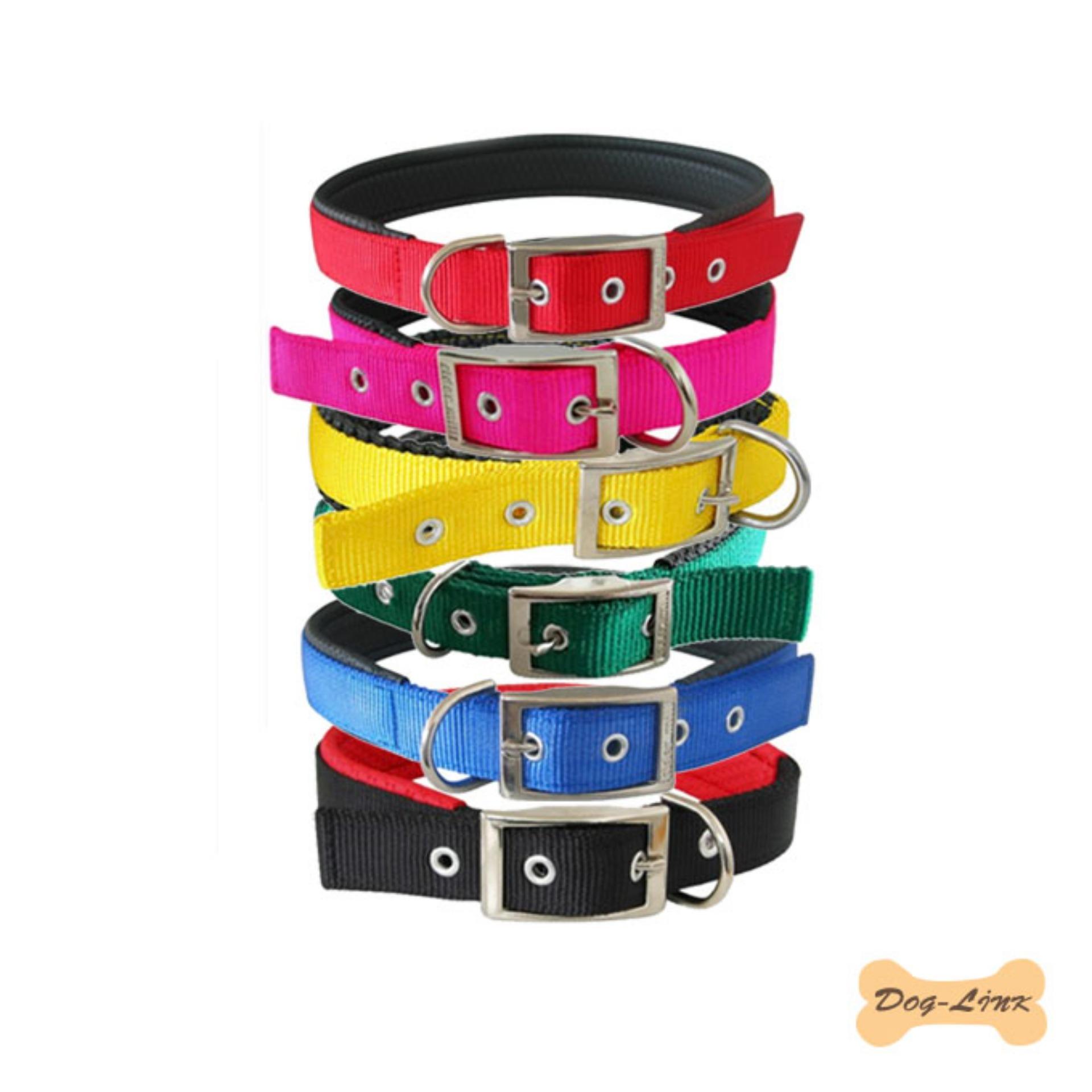 Dog-Link ปลอกคอนุ่มสีแดง 25 mm. - Liang Hong Co.,Ltd. - ThaiPick