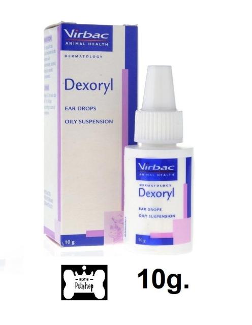 ราคาปัจจุบัน Virbac Dexoryl Ear Drops ยาหยอดหู สำหรับสุนัขและแมว 10g