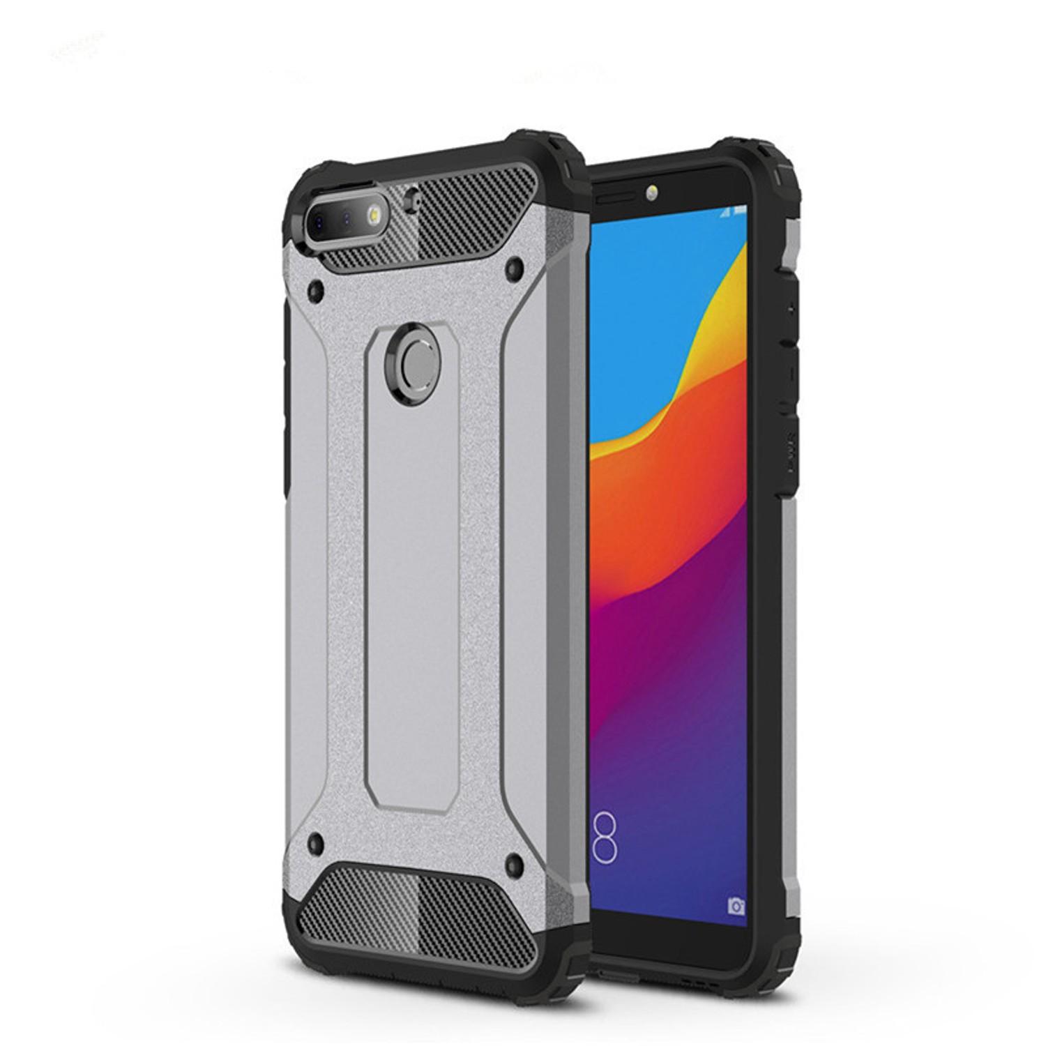 A2ZSHOP- Huawei Y7 / Huawei Y7 Pro 2018 HYBRID กรณีการป้องกันอย่างเต็ม ...