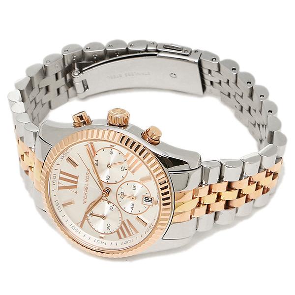 นาฬิกาผู้หญิง MICHAEL KORS Lexington Chronograph Tri-Tone Ladies Watch ...