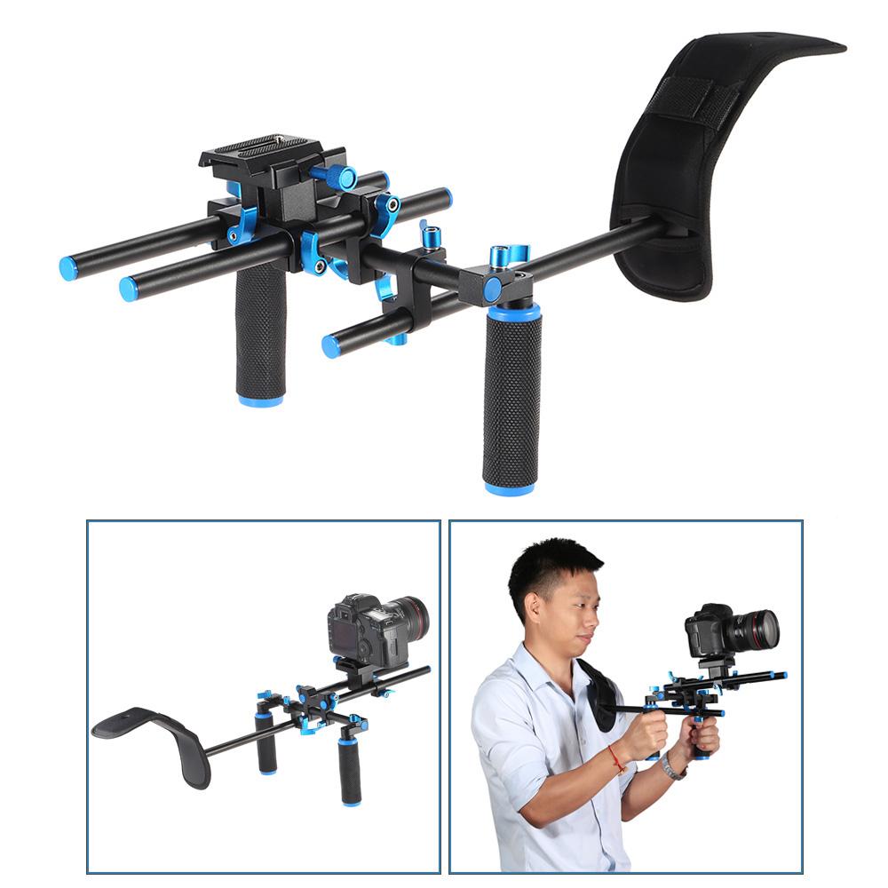 อะลูมินัมอัลลอย Video Shoulder Mount Rig Stabilizer 1/4 "ที่ยึดสกรู ...