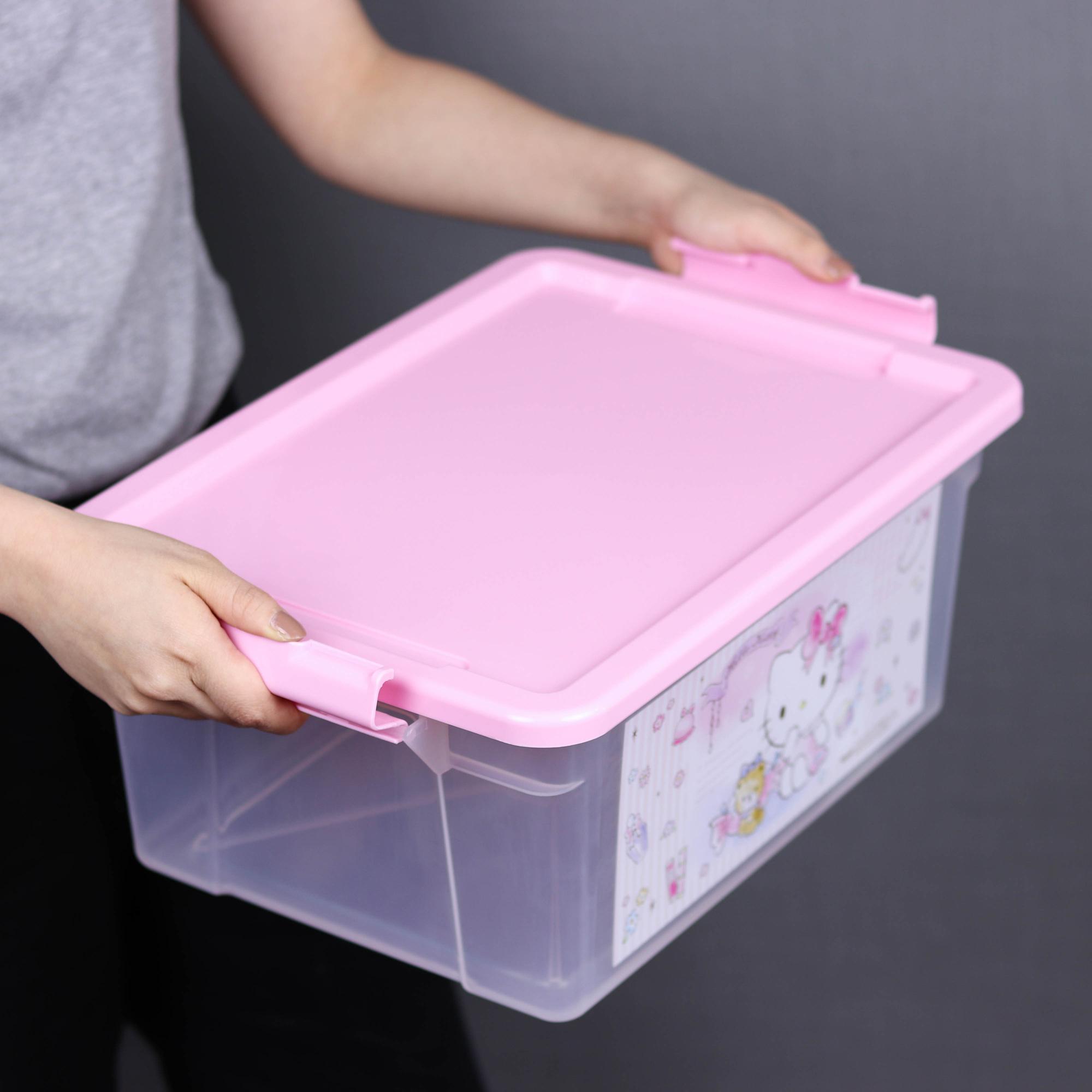 [ซื้อ 1 แถม 1] - Micronware กล่องอเนกประสงค์ ลายลิขสิทธิ์ Kitty คิตตี้ รุ่น 6661 ขนาด 10.5 ลิตร ...