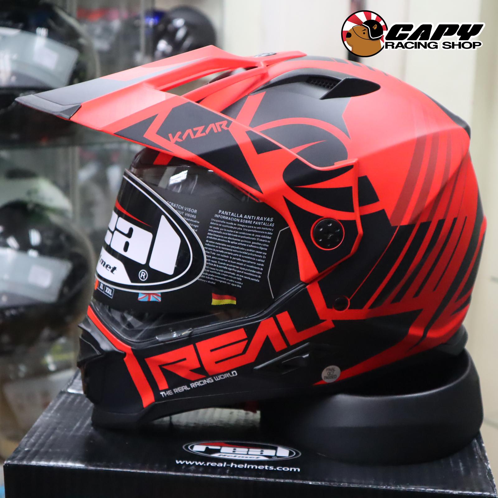 REAL helmet หมวกกันน็อก หมวกกันน็อค หมวกกันน๊อก หมวกกันน๊อค Real Venger ...
