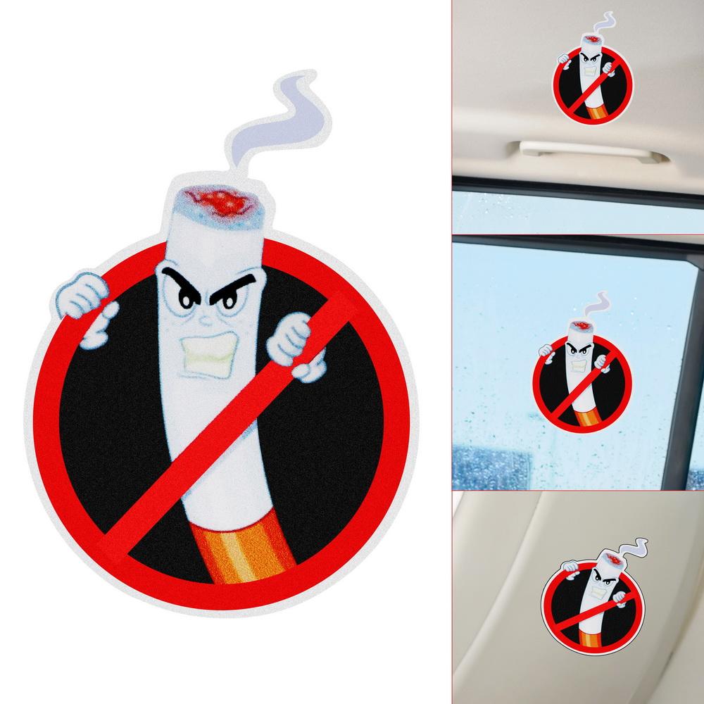 PVC Funny Car Stickers No Smoking Warning Auto Decal - youshizhi - ThaiPick