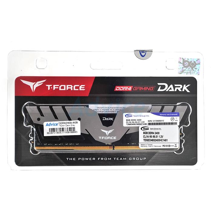 RAM Team T-force Delta RGB 8GB 2400 mhz Black - Terahash - ThaiPick