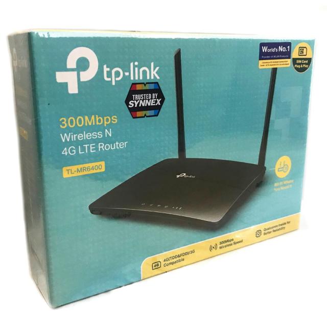 ตรวจสอบ ราคา TP-LINK TL-MR6400 N300Mbps Wireless N 4G LTE Router (มี ...