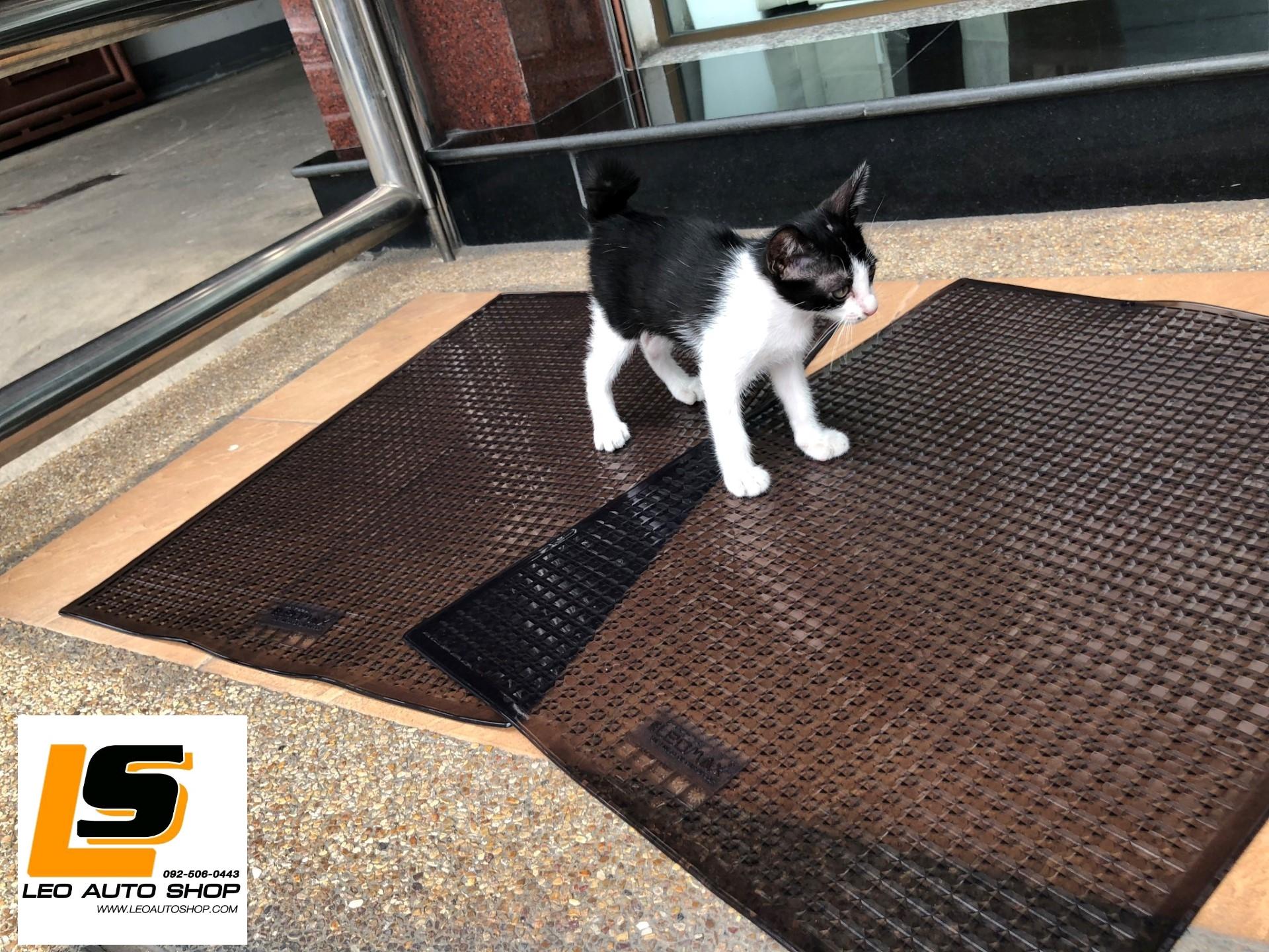 LEOMAX แผ่นเรียบ PVC RUBY ใหญ่ - ดำใส 4 ชิ้น - ปูพื้นรถยนต์ แผ่นเรียบ พลาสติก PVC รุ่น Ruby ใหญ่ ...