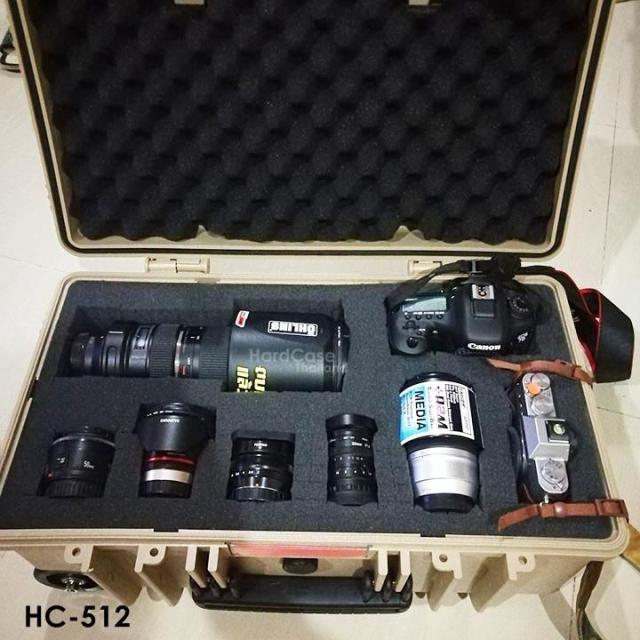 โปรโมชั่น กระเป๋ากล้อง กล่องกันกระแทก Hardcase HARZ รุ่น HC-512 ไส้โฟมลูกเต๋า สีทราย สินค้ามือ ...