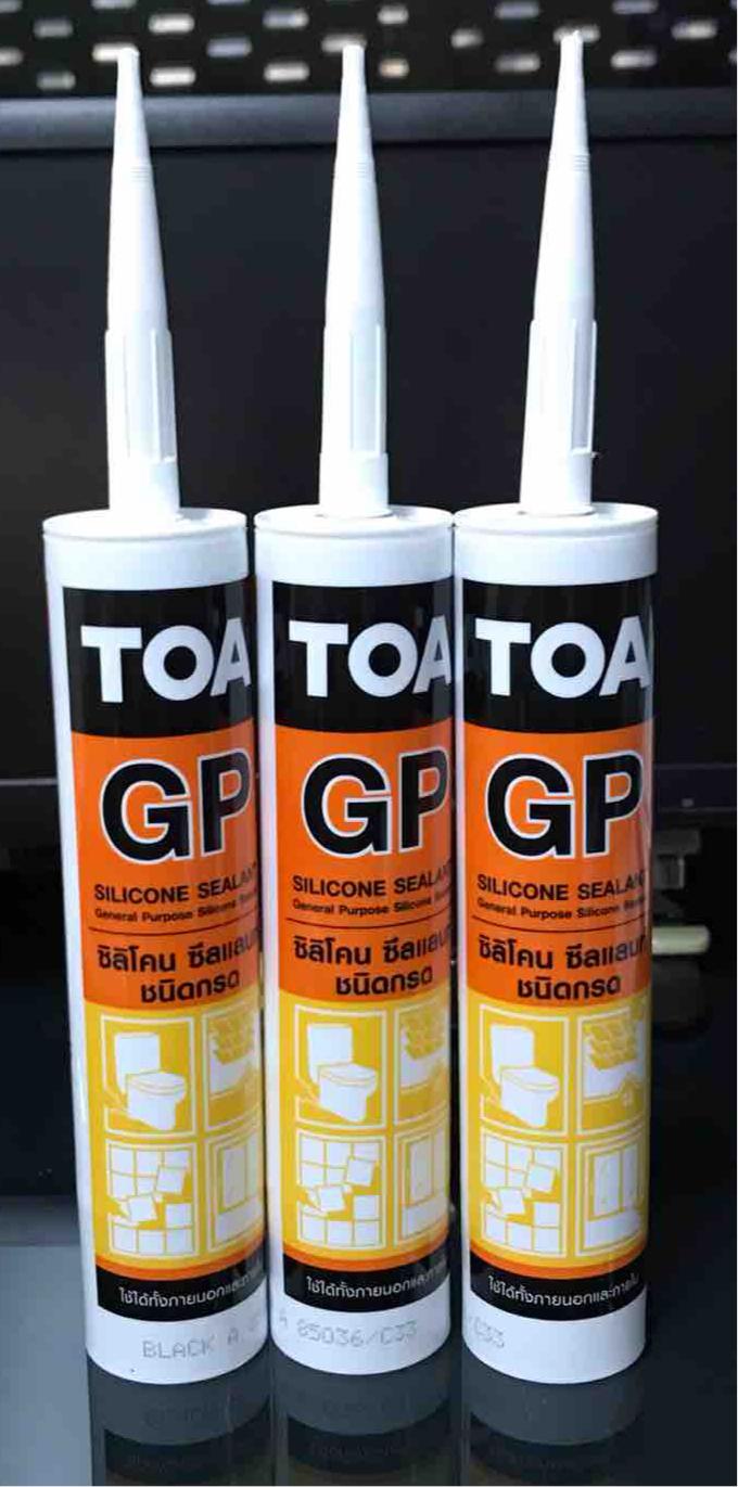 TOA Silicone Sealant GP ซิลิโคน ซีลแลนท์ จีพี สีขาว (ชนิดมีกรด ...