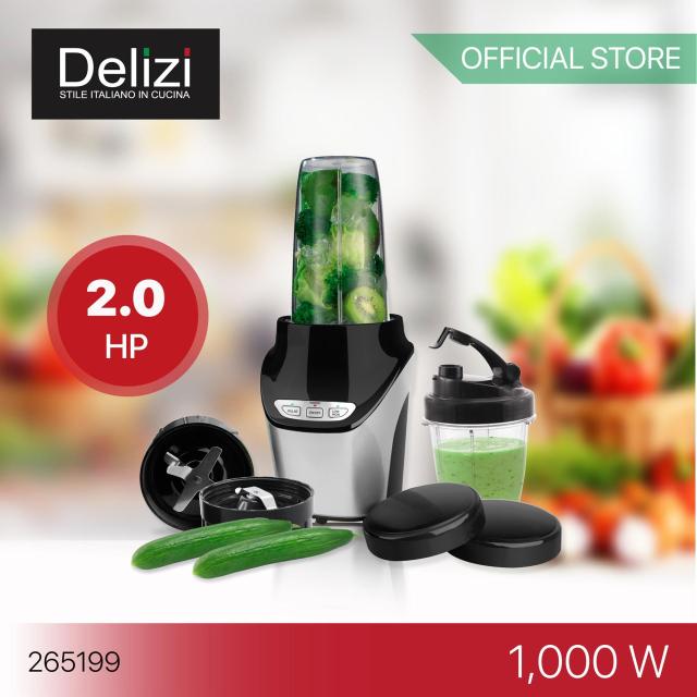 แนะนำ Delizi เครื่องปั่นปั่นน้ำผลไม้สมูทตี้พกพา 1,000วัตต์ รุ่น 265199
