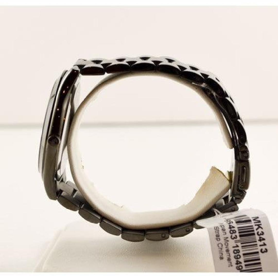 นาฬิกาข้อมือผู้หญิง Michael Kors Slim Runway Grey Dial Gunmetal-plated ...