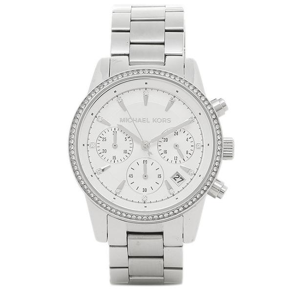 นาฬิกาผู้หญิง MICHAEL KORS Ritz Chronograph White Dial Ladies Watch ...