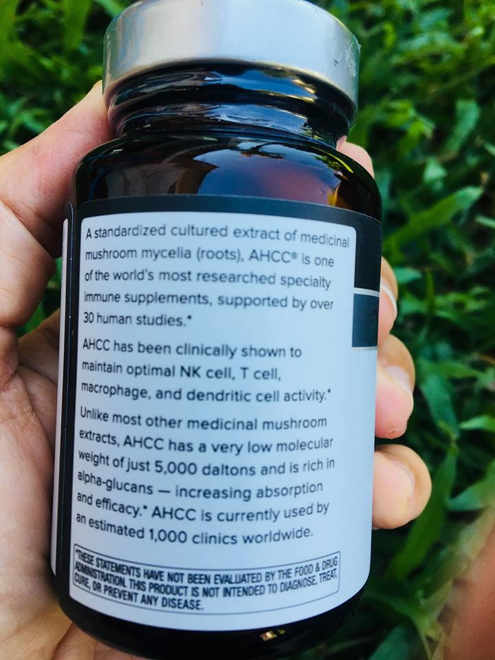 เอเอชซีซี สารสกัดจากเห็ดญี่ปุ่น Kinoko Silver AHCC 250 mg 60 Vegicaps ...