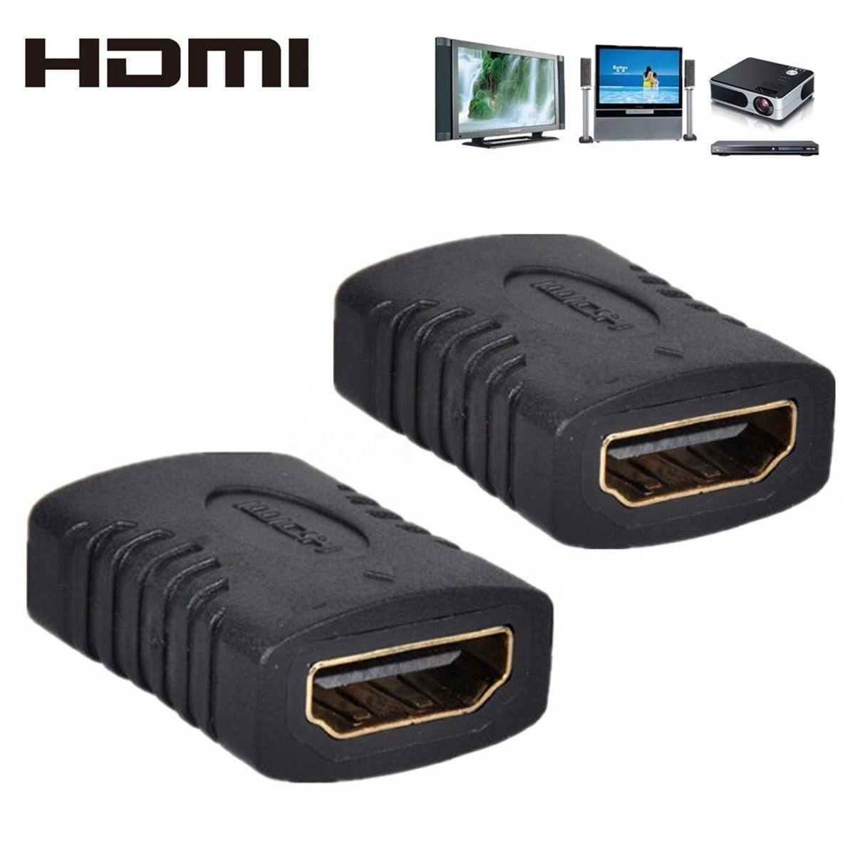 HDMI Female to Female F/F Coupler Extender Adapter Extension Connector ...